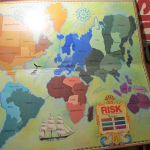 1980 Risk World Conquest Board Game Complete Free USA Shipping - Etsy