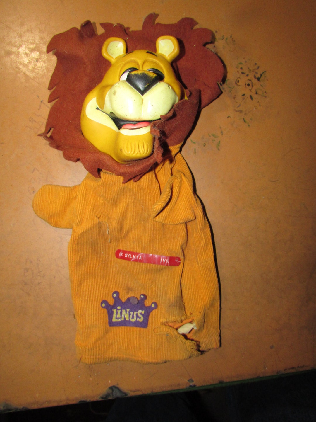 Vintage 1965 Mattel General Foods Linus the Lionhearted Hand Puppet ...