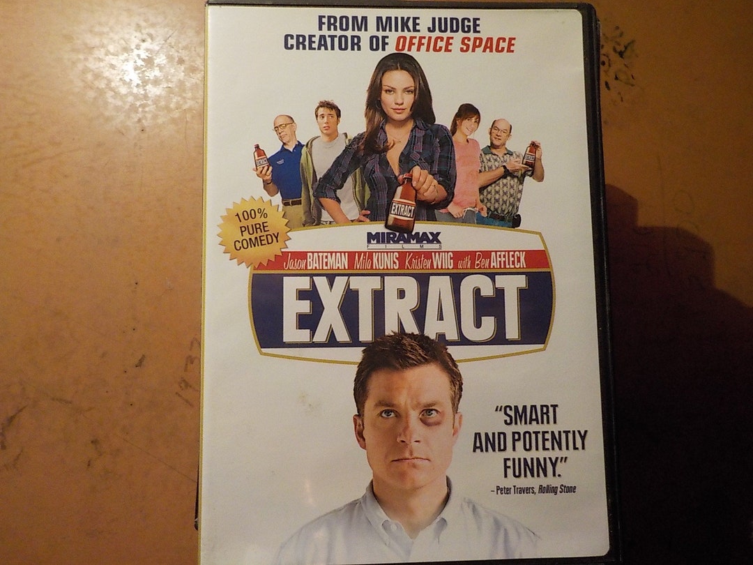 Extract Jason Bateman DVD Movie Rated R Free USA Shipping - Etsy