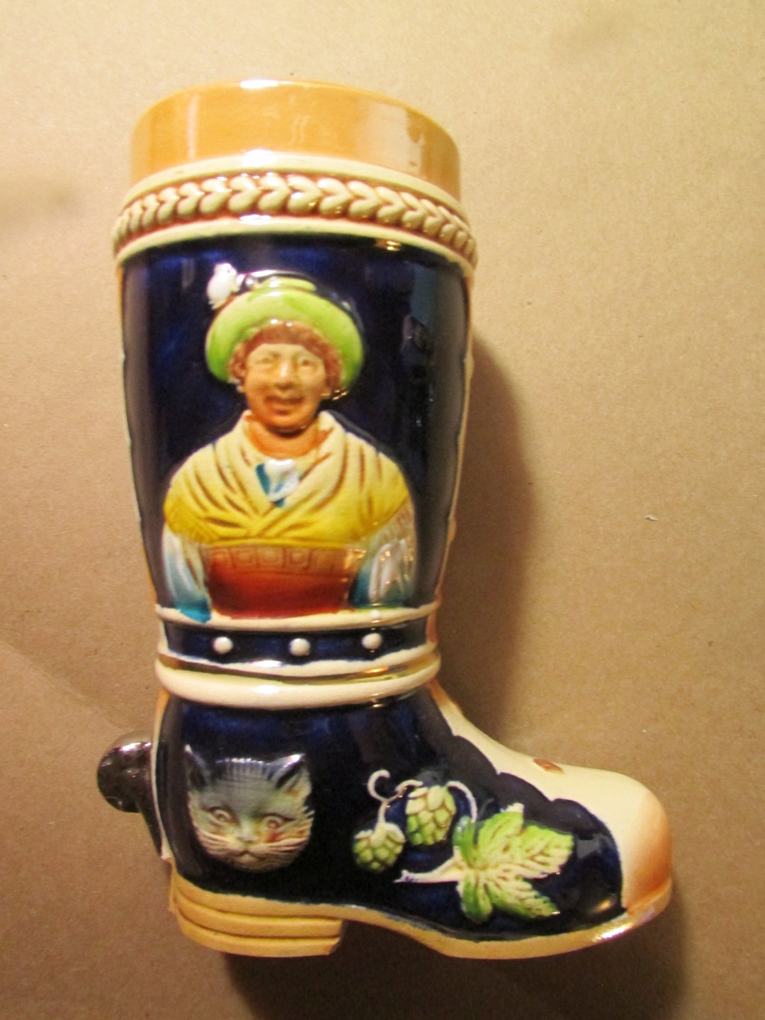 Vintage Goebel Boot Beer Stein Style Vintage Vase Decorative Free USA ...