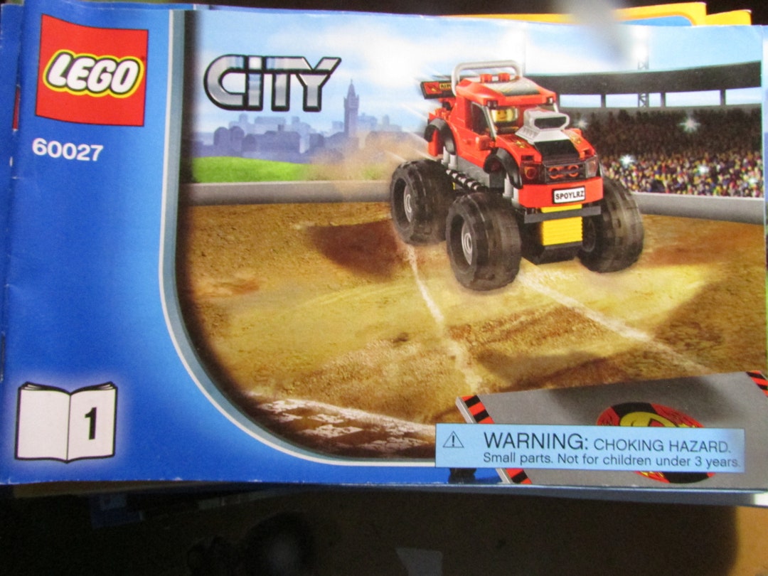 Lego City 60027 Booklet One Monster Truck Instruction Manual Booklet ...