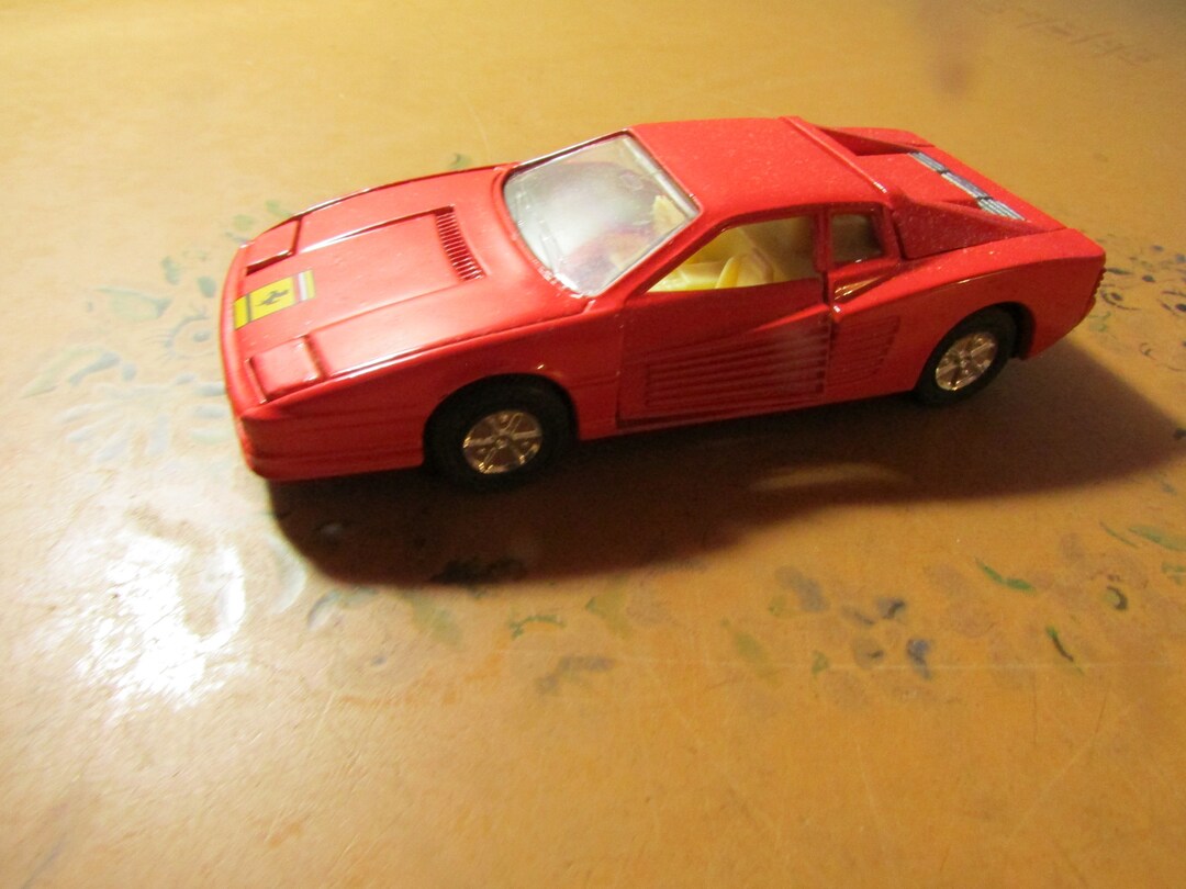 Red Ferrari Diecast Metal 1:64 Scale Model Car Free USA Shipping - Etsy
