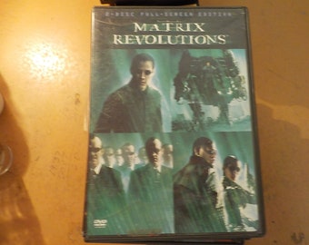 The Matrix Revolutions Dvd Cover