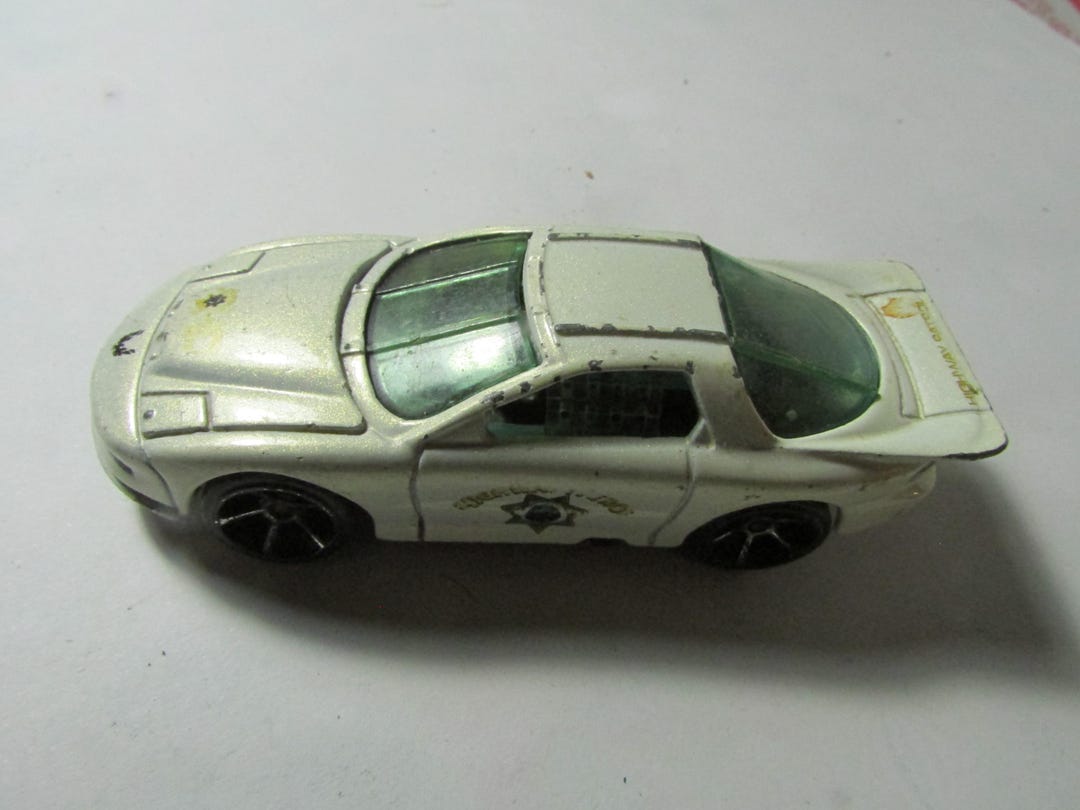 Hot Wheels Firebird Police White Car Truck PRE-OWNED 1/64 Die Cast Free ...