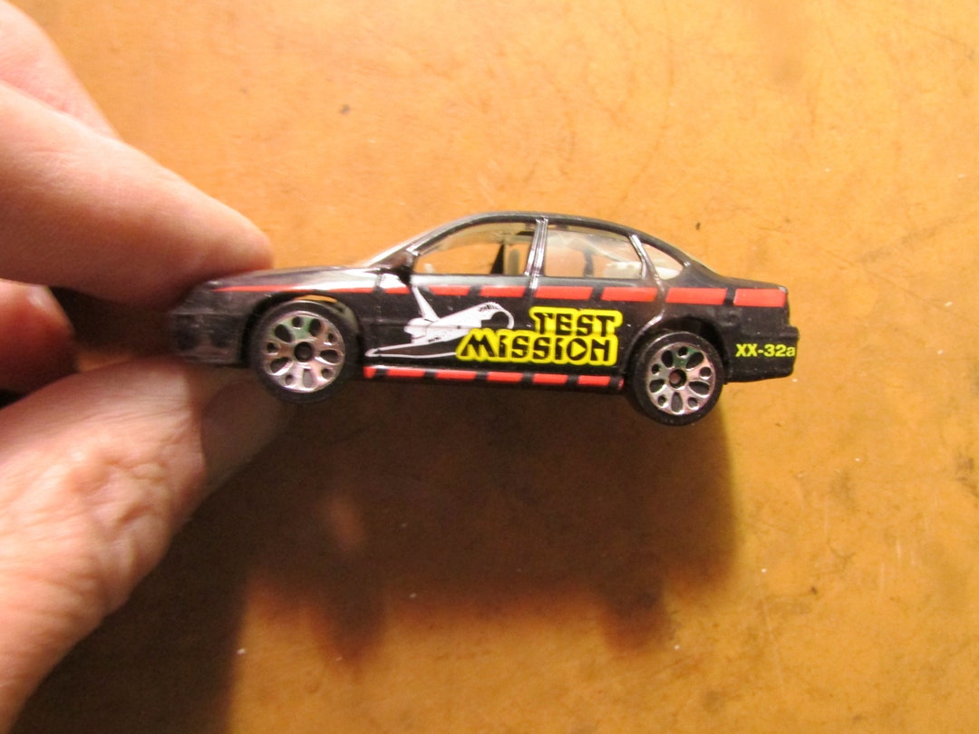 Vintage Matchbox Chevrolet Impala Test Mission Black 1/64 Die Cast Free ...
