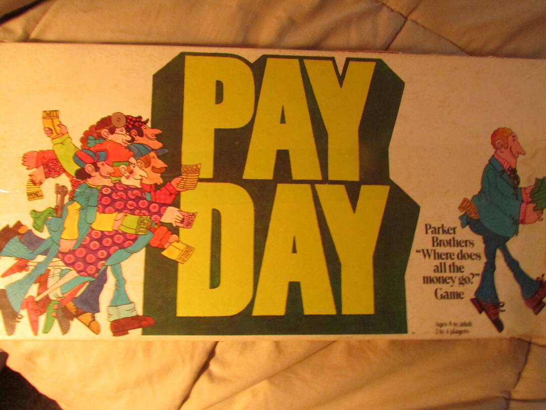 Vintage Payday Board Game 1975 Classic Edition Parker Brothers Complete ...
