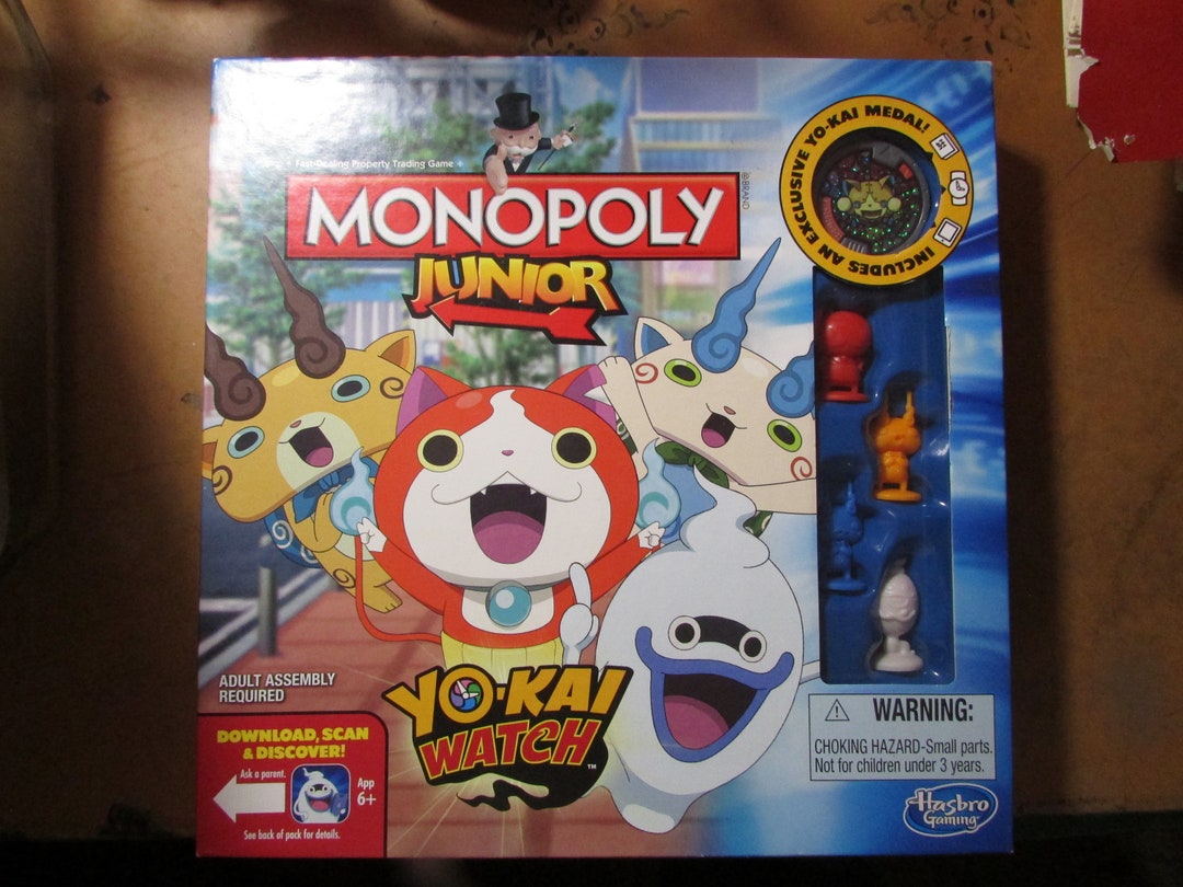 Monopoly Junior Yo-kai Watch Board Game Complete Free USA Shipping - Etsy