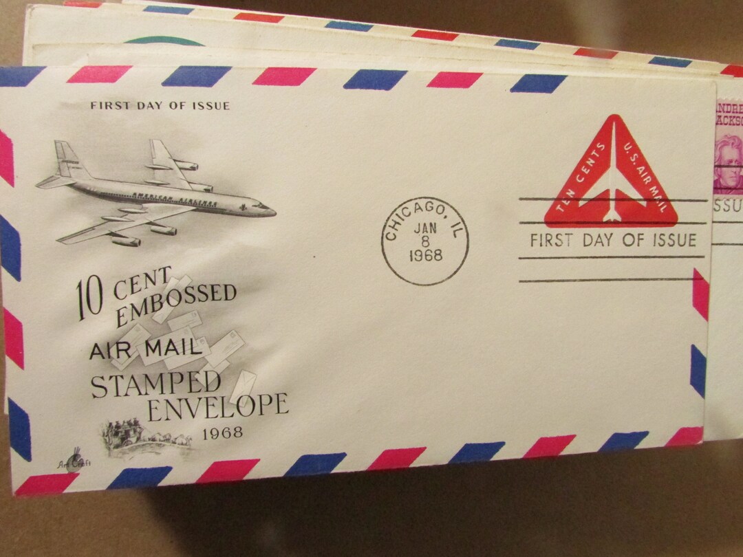 Official First Day of Issue Cover Stamp Souvenir Jan 8 1968 - Etsy