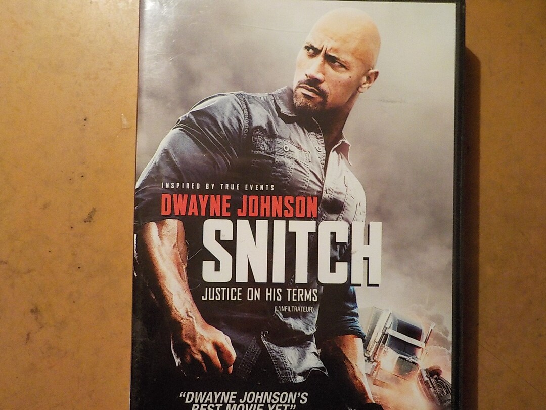 Snitch Dwayne Johnson Classic DVD Movie Rated PG13 Free USA Shipping - Etsy