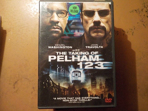 The Taking Of Pelham 123 Denzel Washington DVD Movie Rated R | Etsy
