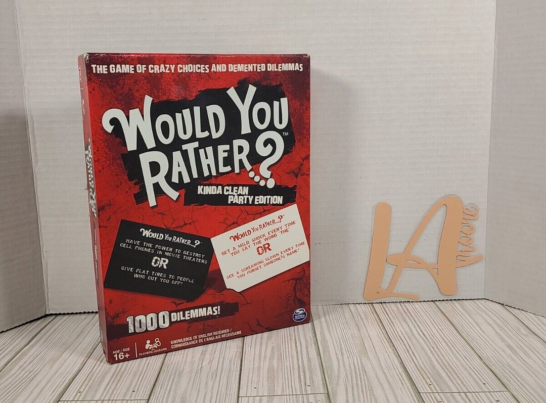 Would You Rather? Party Board Game Edition Card Game Complete Free USA ...
