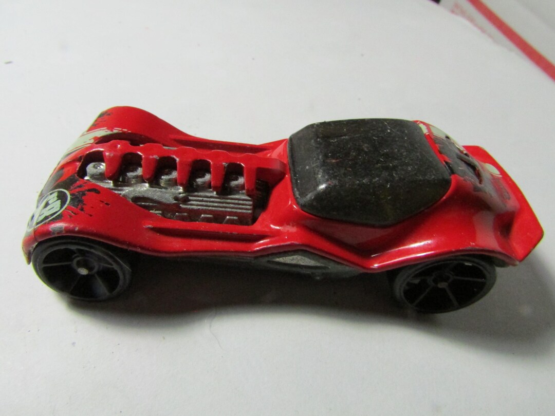 Hot Wheels Dieselboy Red Car Truck PRE-OWNED 1/64 Die Cast Free USA ...
