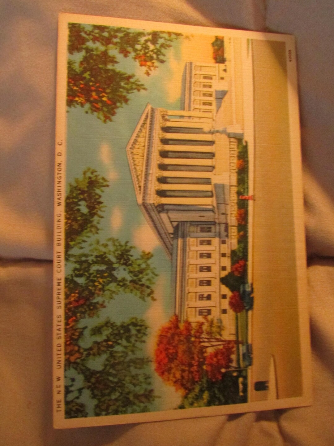 Vintage United States Supreme Court Building Washington DC Postcard ...
