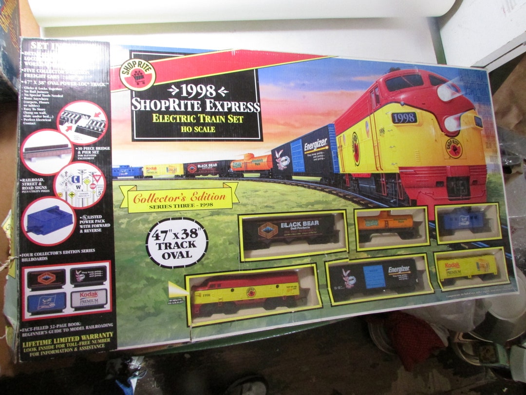 Shop Rite Express Ho Electric Train Set Series Three 1998 Edition Mint ...