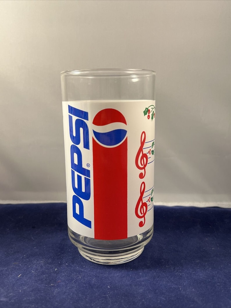 Vintage Pepsi Jingle Bells Glass Excellent Condition Free USA Shipping ...