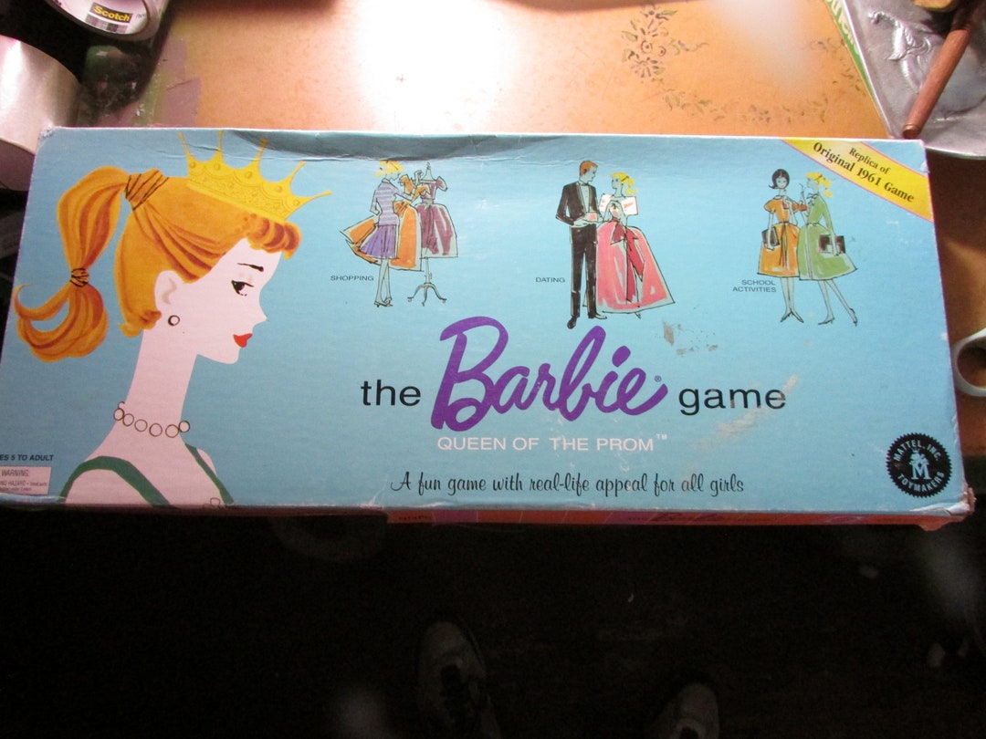 1994 Mattel the Barbie Game Queen of the Prom Board Game - Etsy