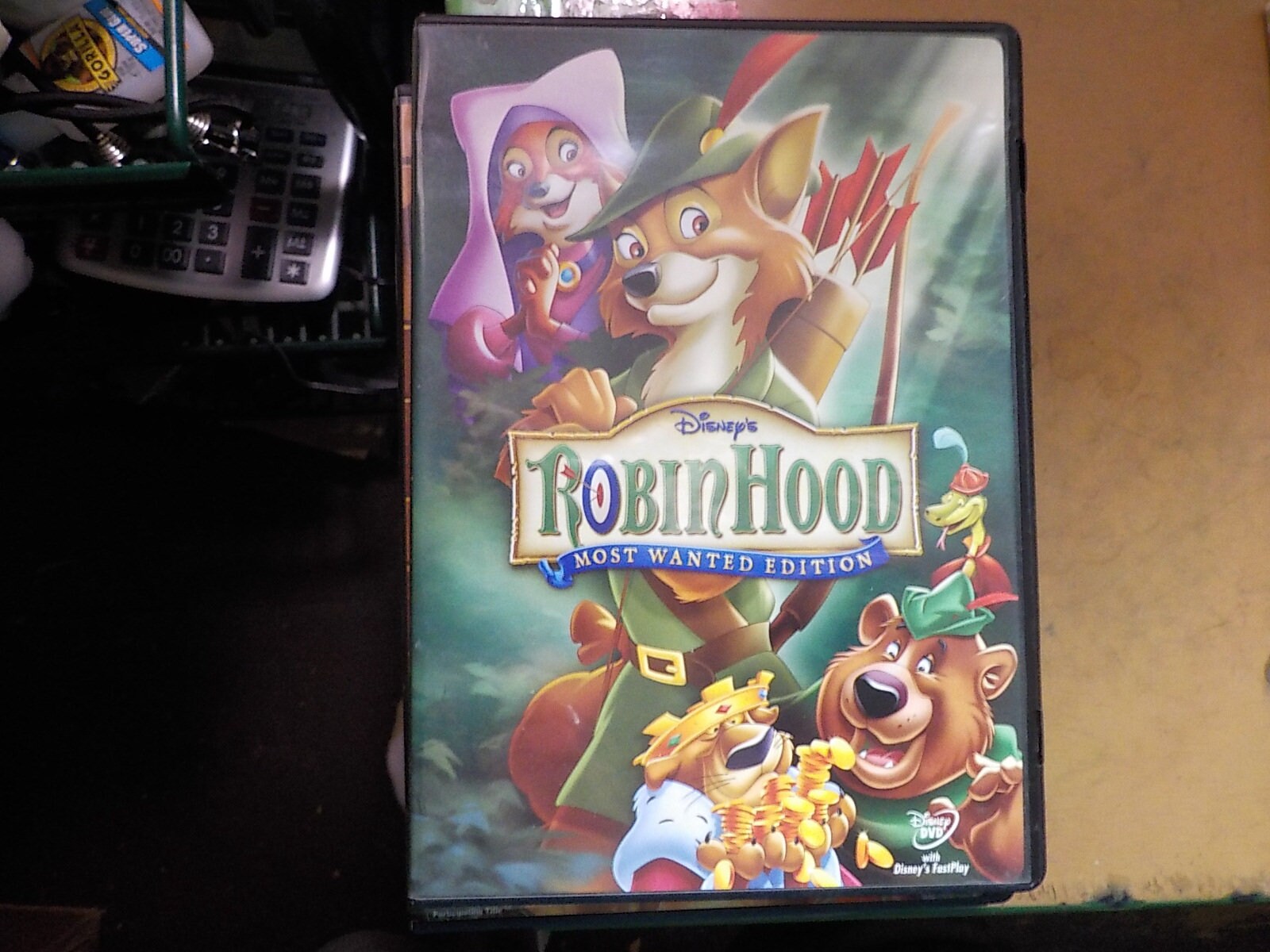 Disney Robin Hood Dvd Cover