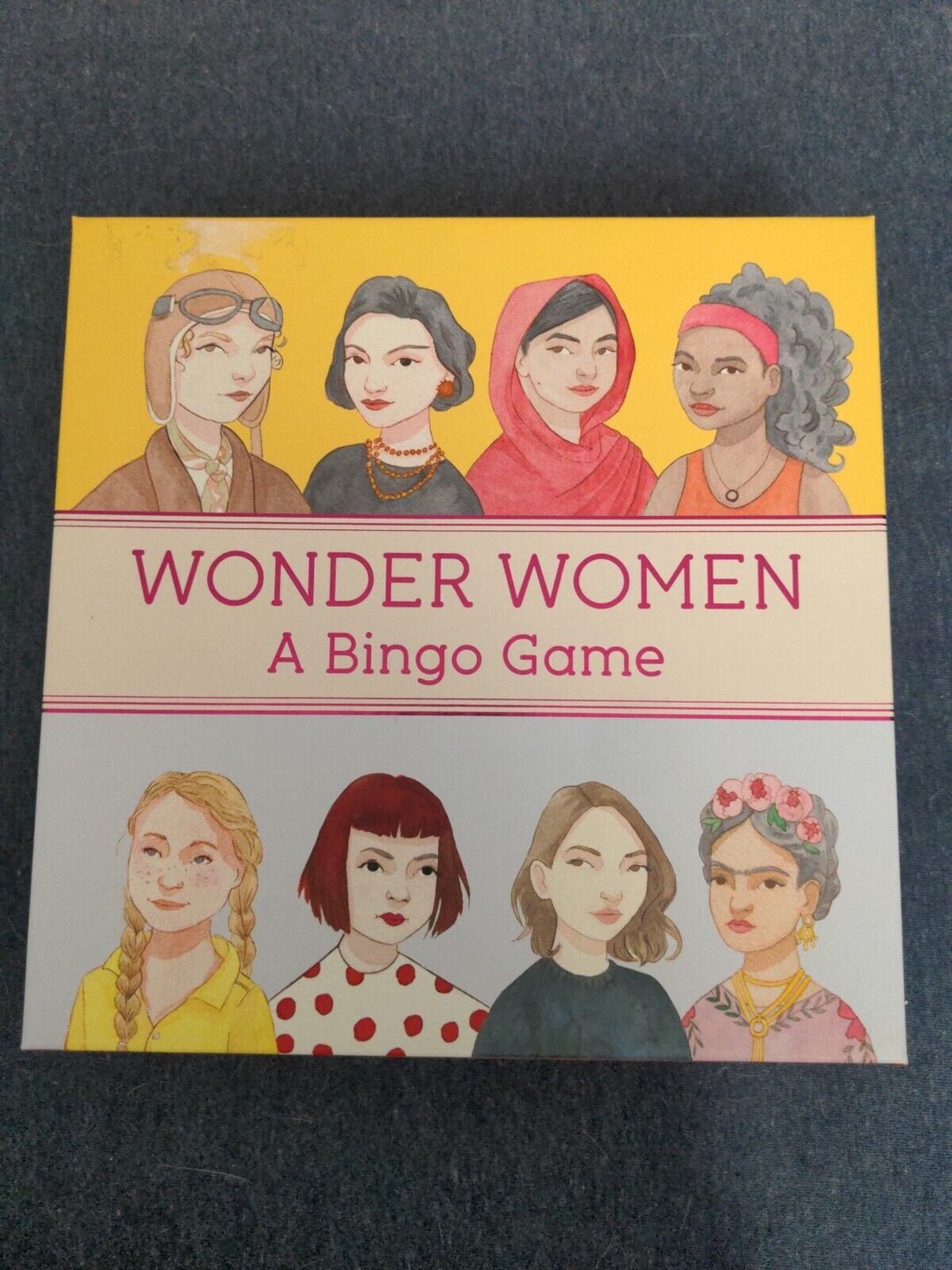 WONDER WOMEN Bingo Illustrated by Laura Bernard Game Complete Free USA ...