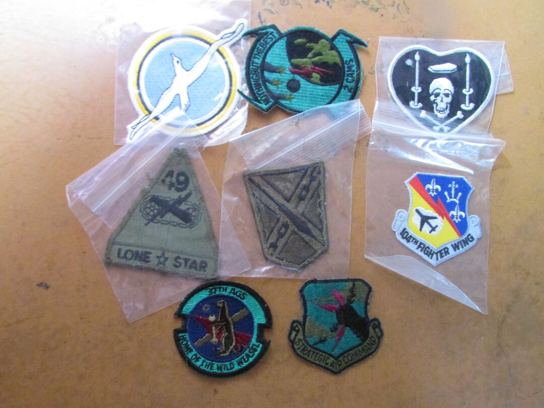 8 USA Foreign Military Army Navy Marines Air Force Foreign Sew on Iron ...