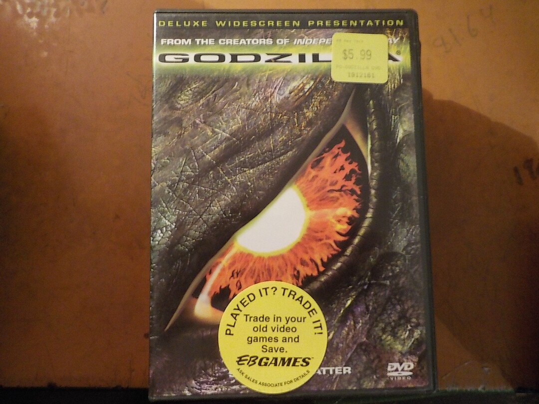 Godzilla DVD Movie Rated PG13 Free USA Shipping - Etsy