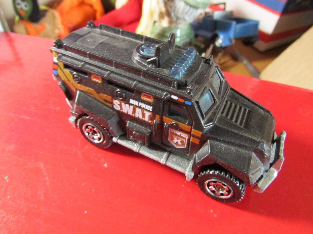 Matchbox Swat Truck Black Car Truck 1/64 Die Cast Free USA Shipping - Etsy