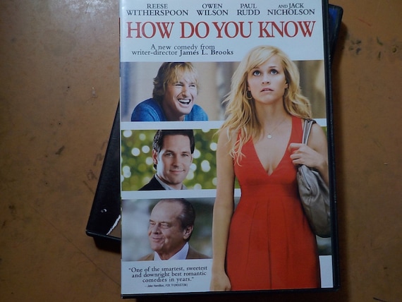 How Do You Know Reese Witherspoon Classic DVD Movie Show Rated | Etsy