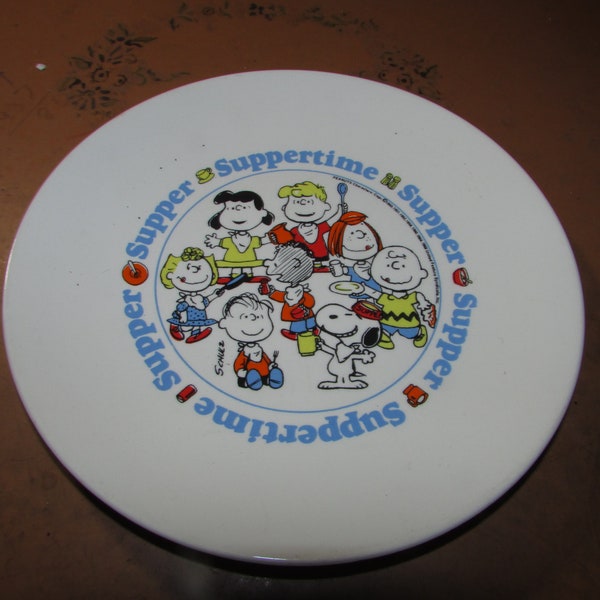 Peanuts Charlie Brown Plates - Etsy