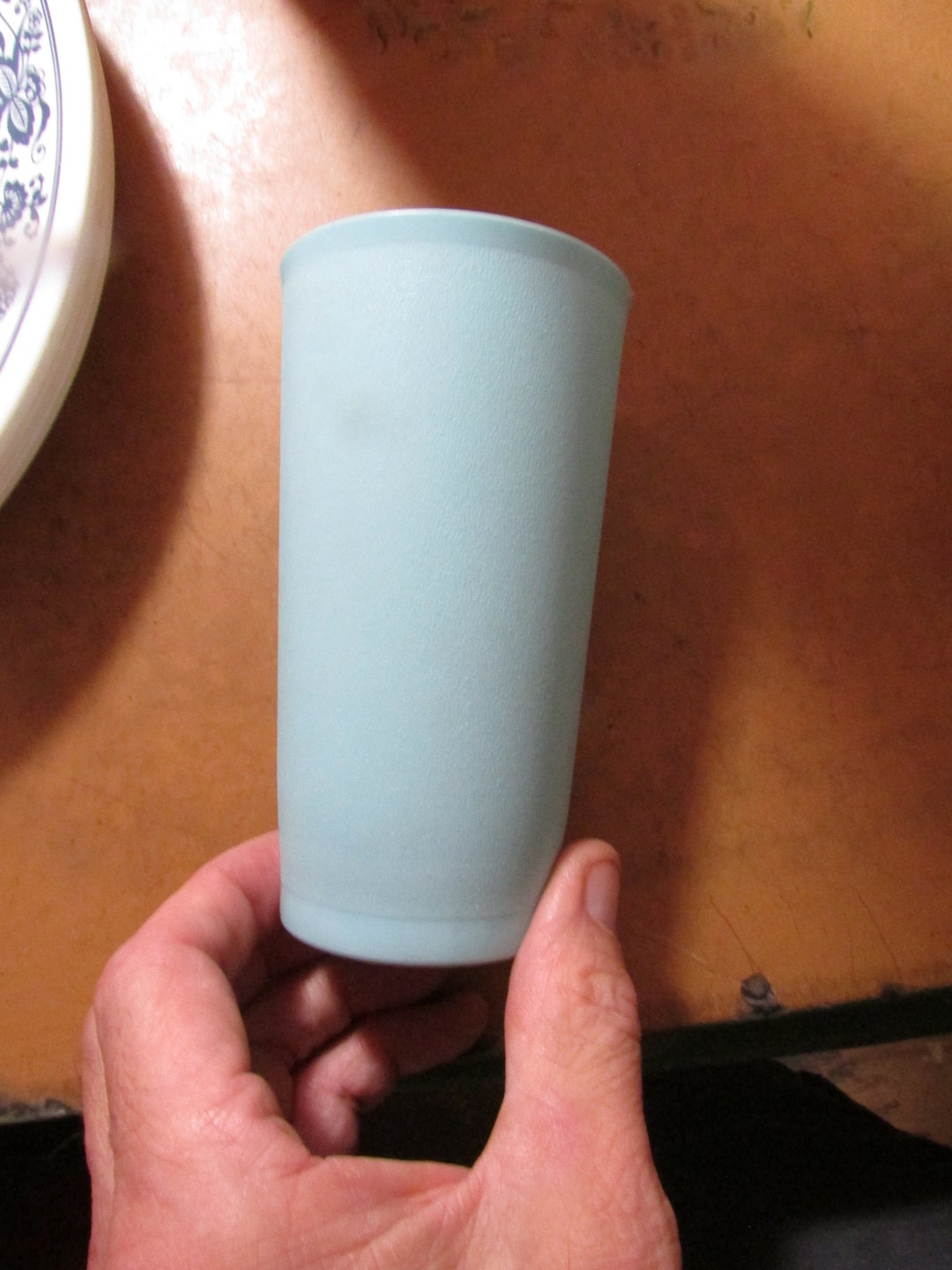TUPPERWARE 873 12 Oz. Light Blue Tumbler Cup Pre Owned Free USA ...
