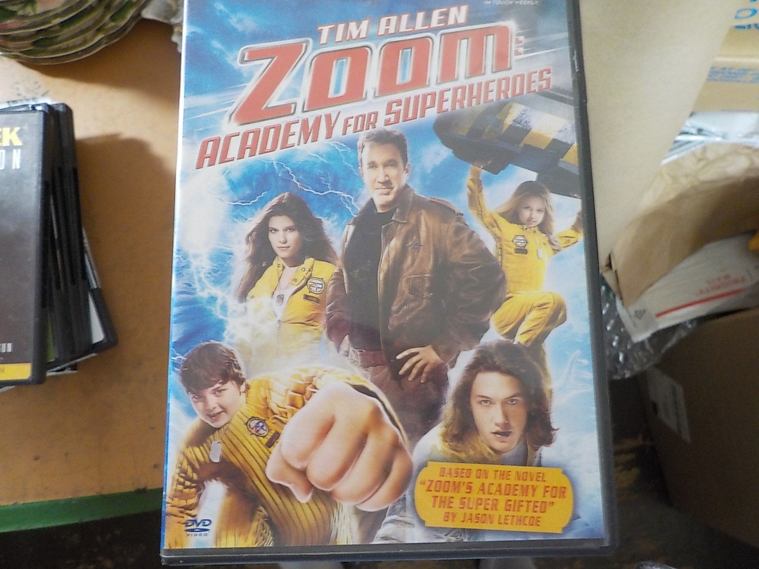 Zoom Academy for Superheroes Tim Allen Classic DVD Movie Rated PG Free ...