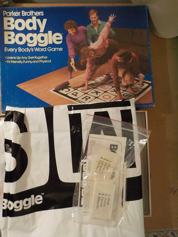 Vintage 1984 Parker Brothers Body Boggle Every Body Word Board - Etsy