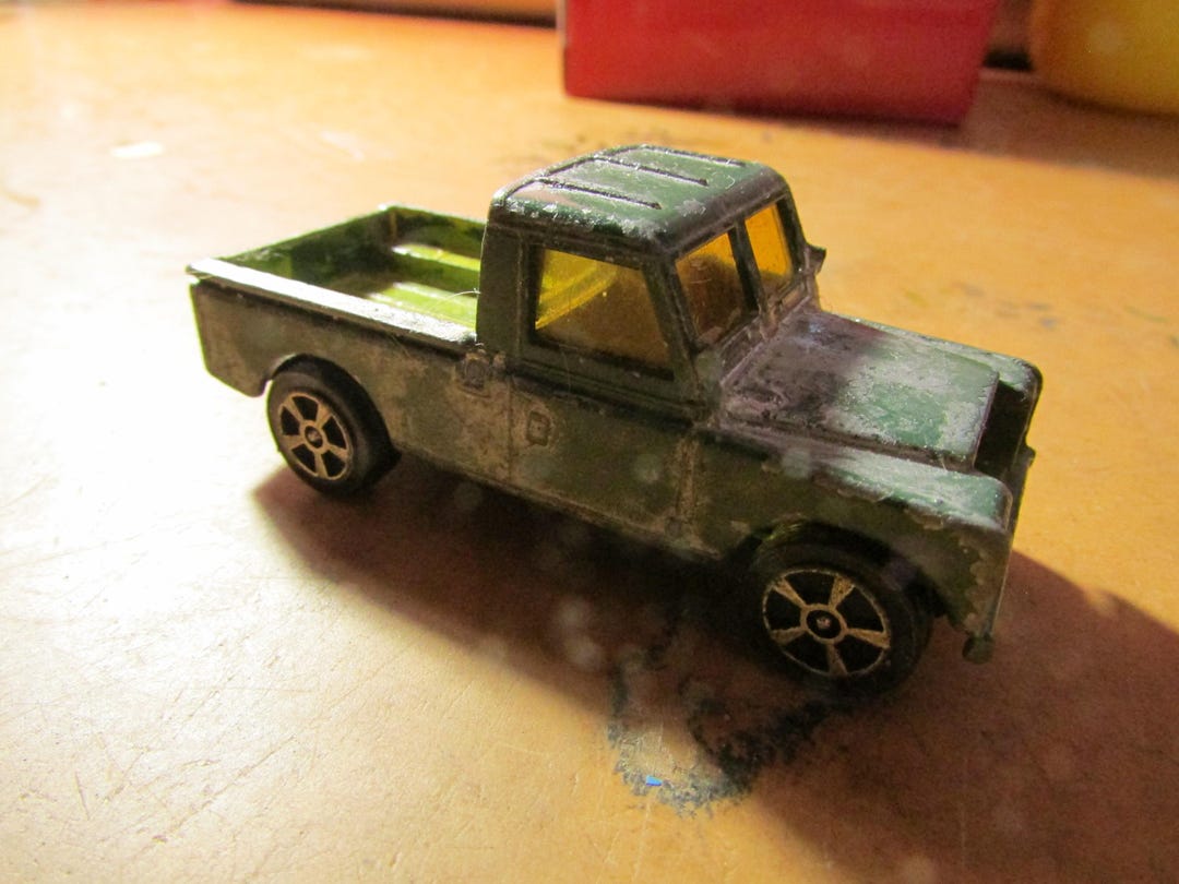 Corgi Juniors Land Rover Green Truck Car 1/64 Die Cast Free USA ...
