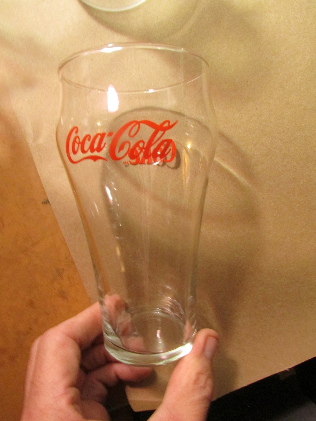 Vintage Coke Coca Cola Drink Glass 16 Once Mint Free USA Shipping - Etsy