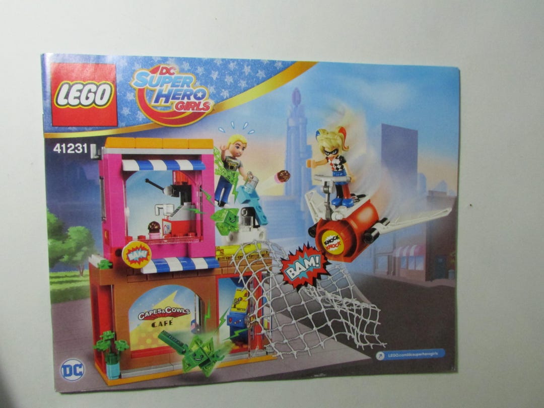 Lego 41231 DC Super Hero Girls HARLEY Quinn to the Rescue Instructions ...