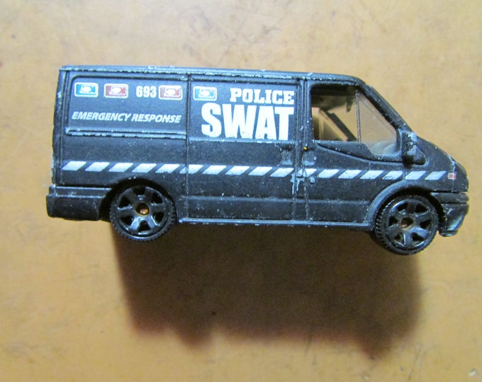 Matchbox Ford Transit Police Swat 1/64 Die Cast Free USA Shipping - Etsy