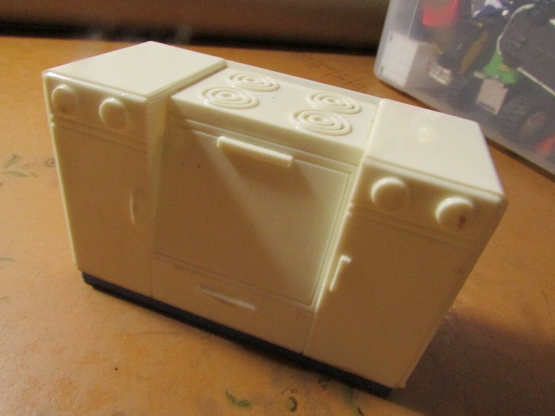 Vintage A Plasco Toy K 2 Miniature White Blue Kitchen Stove - Etsy