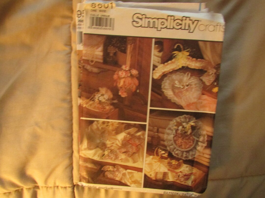 Simplicity Sewing Pattern Craft 8601 One Size Uncut Free USA Shipping ...