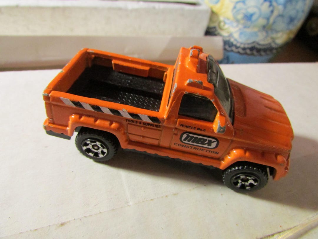 Matchbox Troop Carrier Orange Truck Car 1/64 Die Cast Free USA Shipping ...