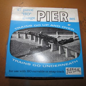 Atlas Train 47-piece HO Gauge Pier Set No. 80 Complete 1:87 HO Scale ...