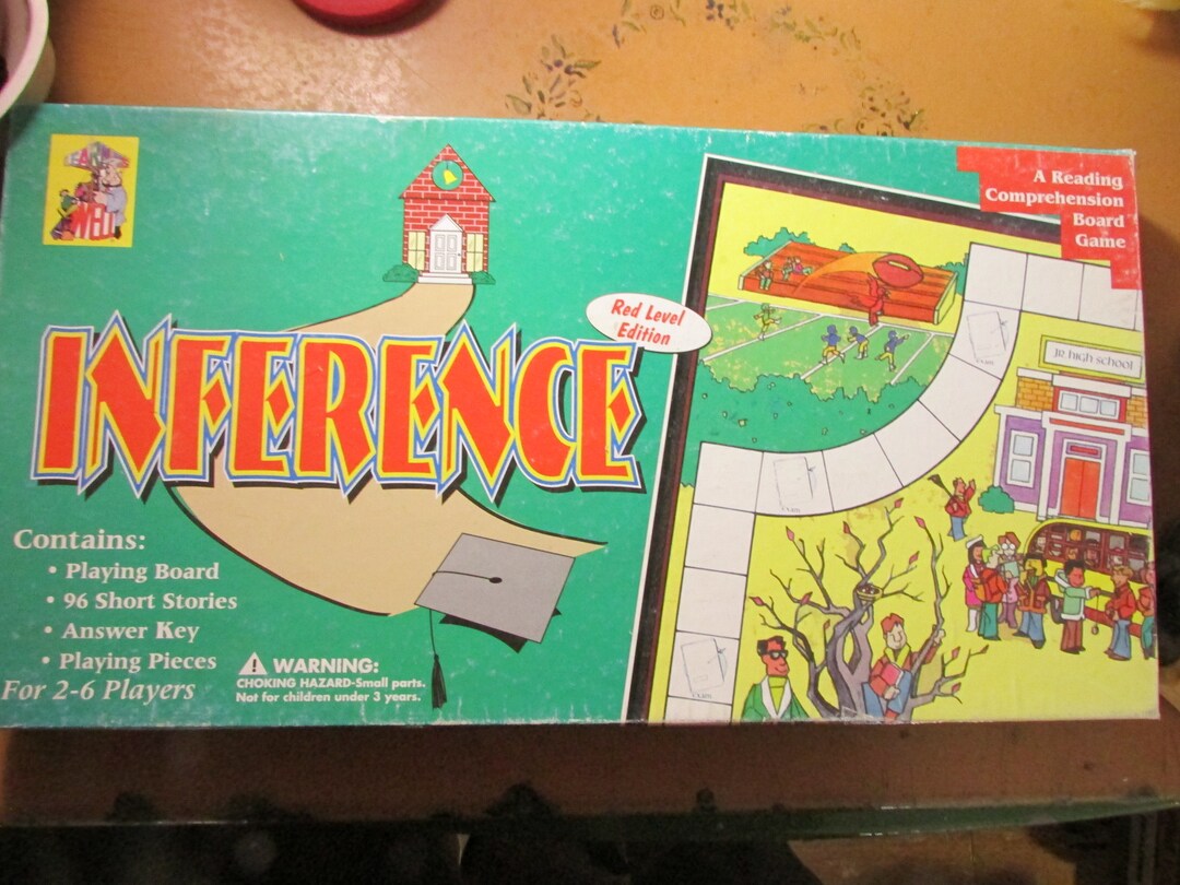 Inference Reading Comprehension Board Game Red Level 1999 Complete ...