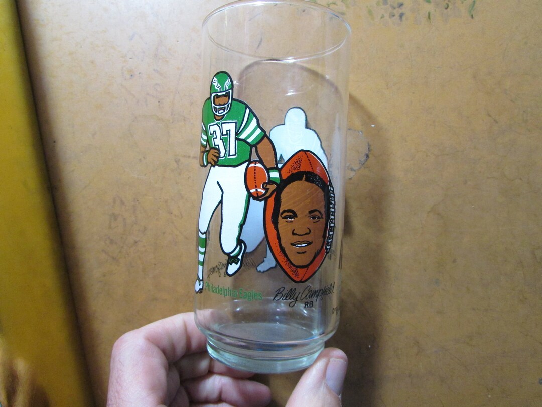 1980 Mcdonald's Billy Campfield Willard Montgomery Football Glass ...