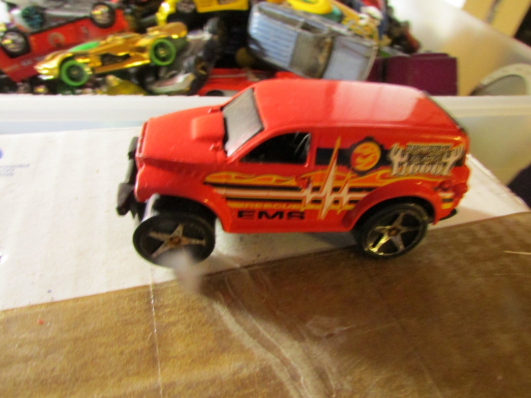 Hot Wheels Power Panel Red 1/64 Die Cast Free USA Shipping - Etsy