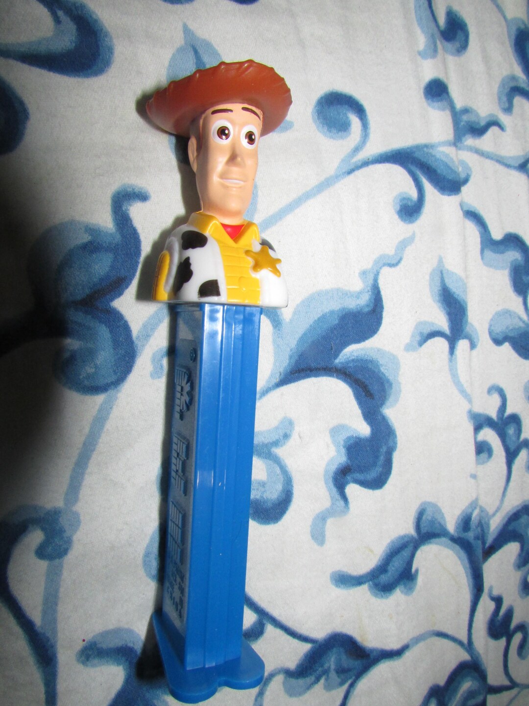 Pez Dispenser Toy Story Woody Western Cowboy Blue Stem FREE USA ...