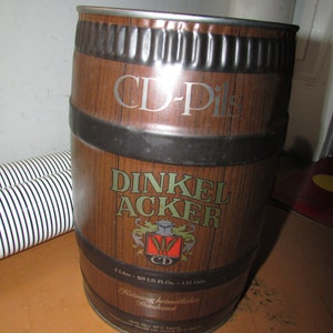 Vintage Dinkel Acker Beer Keg 5 Liter Beer Can Free USA Shipping - Etsy