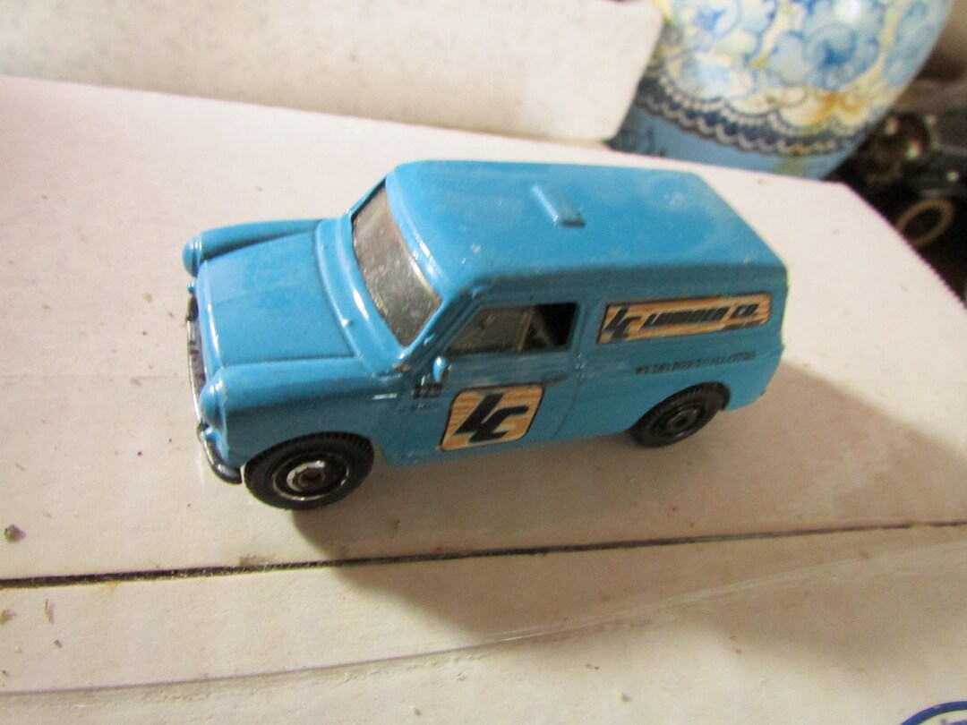 Matchbox Austin Mini Van Blue Car 1/64 Die Cast Free USA Shipping - Etsy