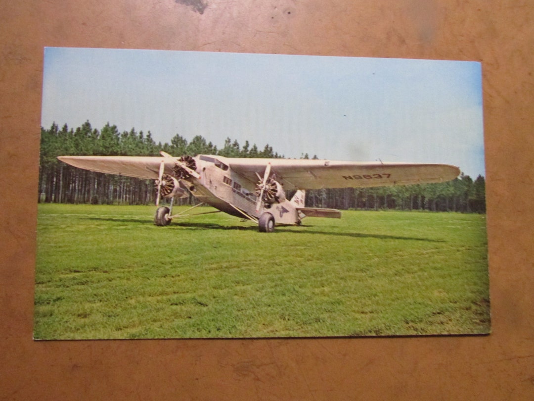 Vintage 1923 Ford Tri Motor Wings and Wheels Original Tourist - Etsy