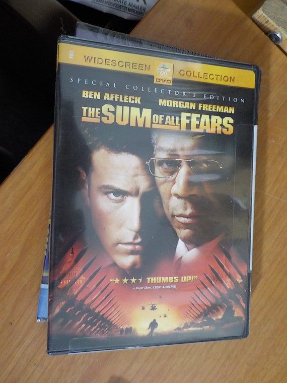 The Sum Of All Fears Ben Affleck Classic DVD Movie Rated PG-13 | Etsy