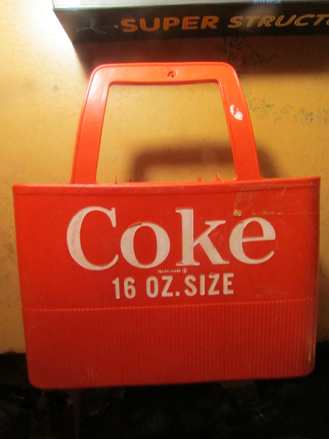 Vintage Coke Coca-cola Plastic 6-pack 16oz Half Quarts One Pint Bottle ...