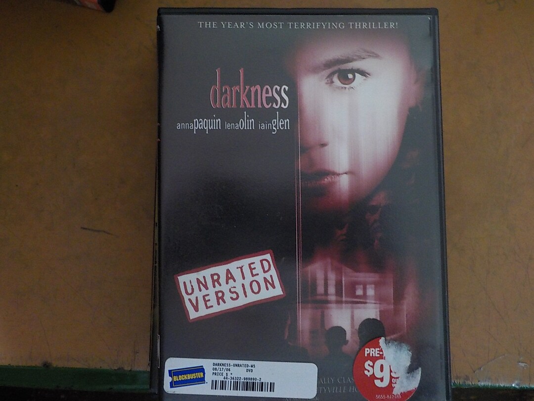 Darkness Anna Paquin Classic DVD Movie Show Rated R Free USA Shipping ...