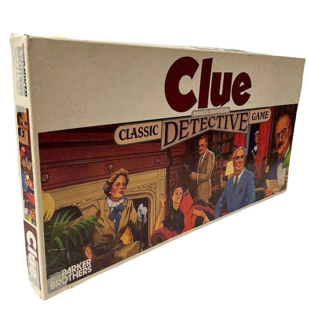 Clue Classic Detective Crime Mystery Board Game by Parker Brothers ...