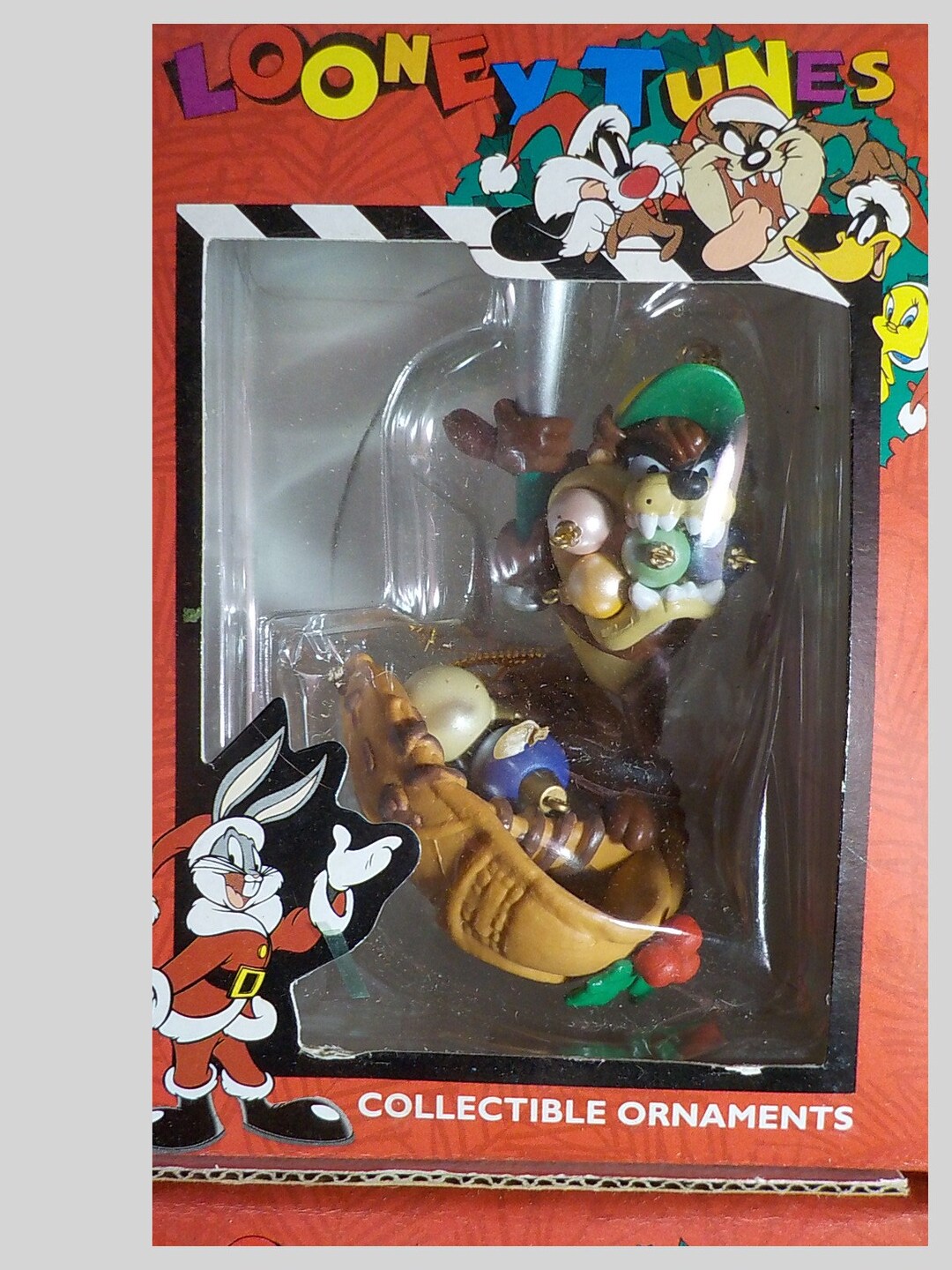 Taz Tasmanian Devil Looney Tunes Baseball Christmas Ornament Original ...